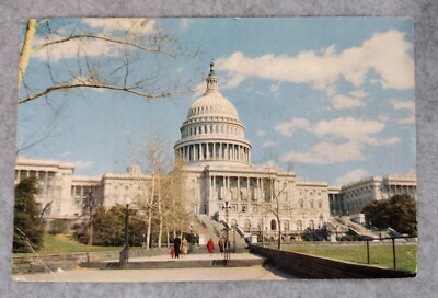 Postcard United States Capitol Building Washington DC 1958 | eBay