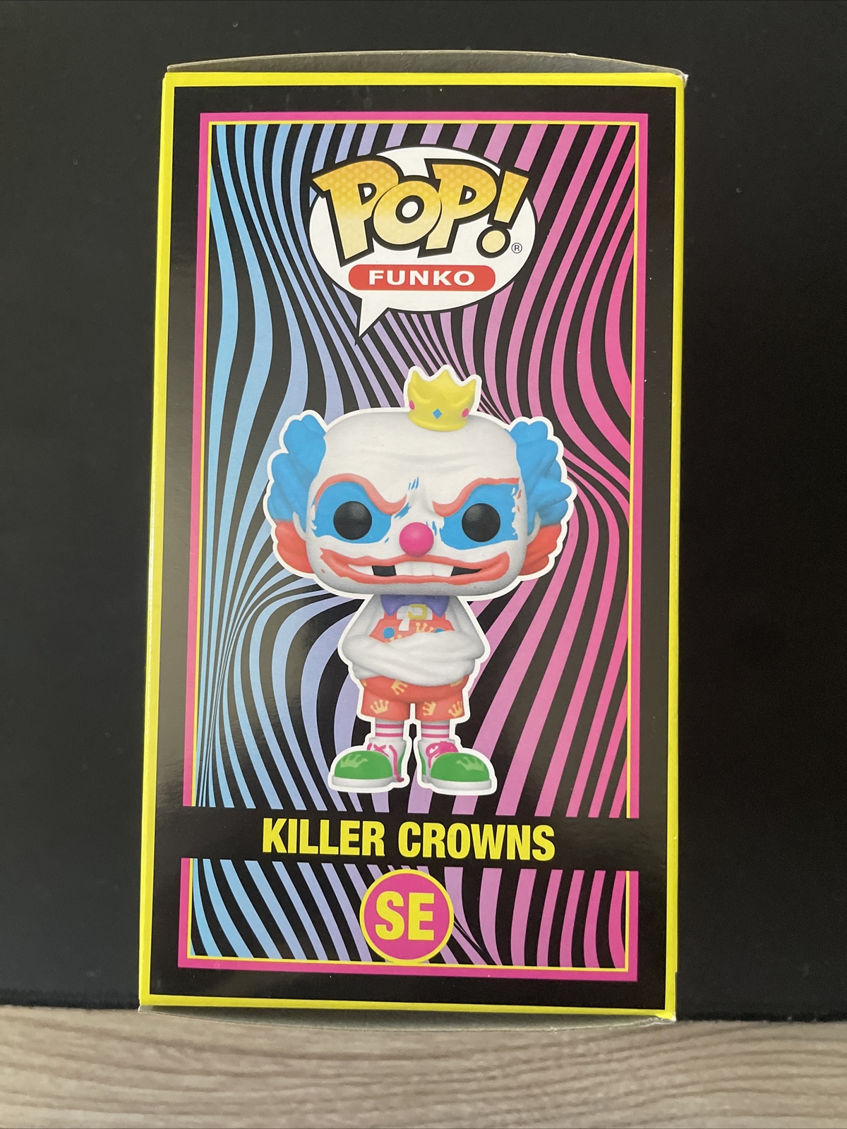 Funko Pop Killer Crowns SDCC Fundays Box of Fun Blacklgiht Battles LE ...