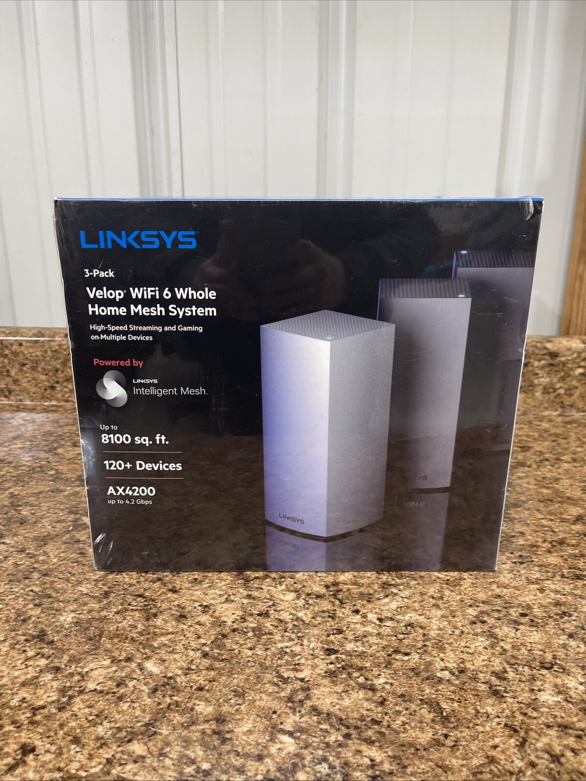 Linksys Velop MX12600 Tri-Band Mesh Wi-Fi 6 System (Set of 3 ...