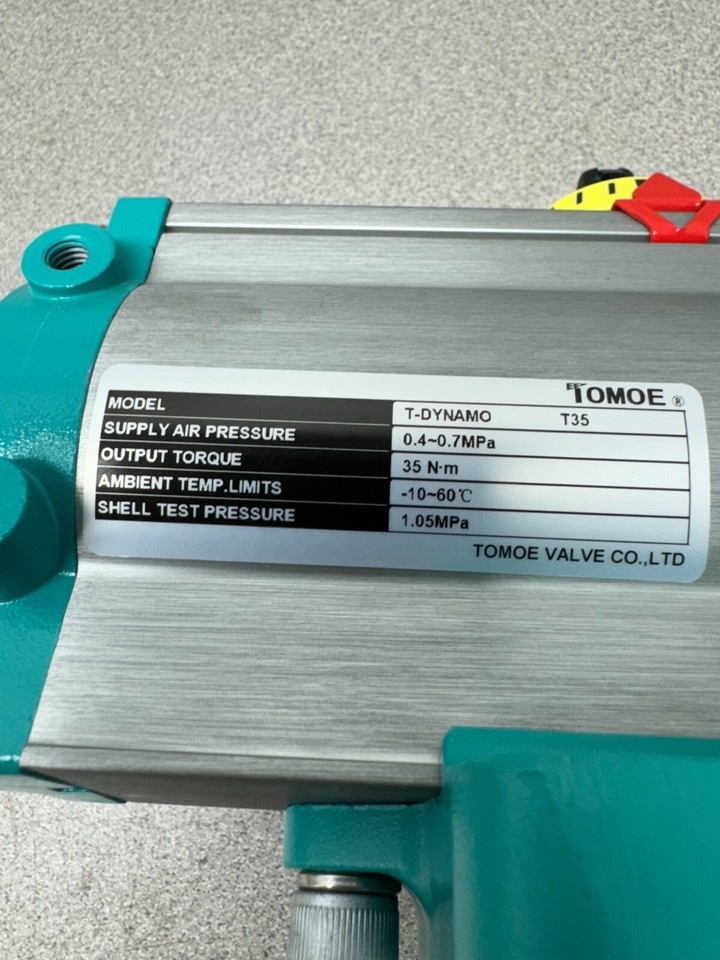 NEW NO BOX TOMOE PNEUMATIC ACTUATOR T-DYNAMO T35 0.4-0.7MPA | eBay