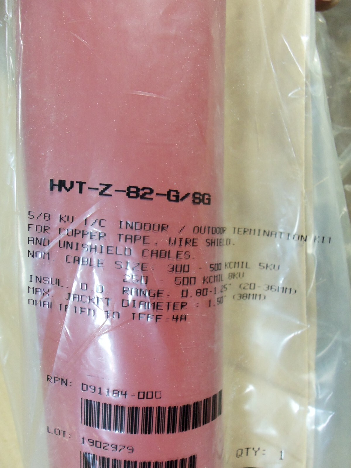 Raychem HVT-Z-82-G/SG Power Cable Termination for sale online | eBay