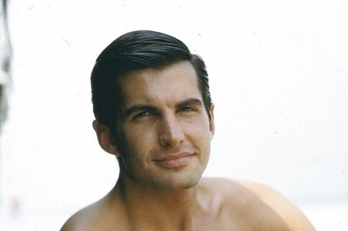 George Hamilton beefcake pin-up bare chested 1960's 35mm film slide | eBay