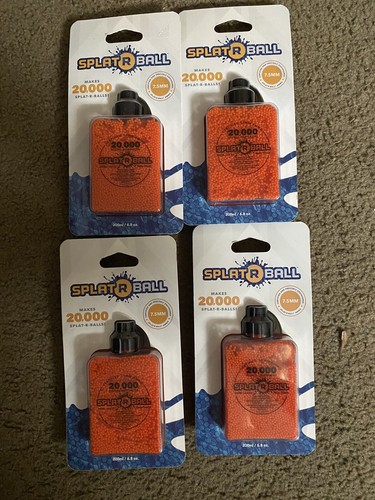 New Sealed SPLAT R BALL WATER BEAD BLASTER 20K REFILL PACK AMMO 7.5mm ...