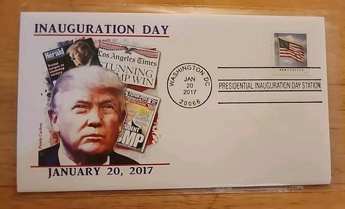 DONALD TRUMP JAN 20 2017 INAUGURATION FIRST DAY OF ISSUE CACHET ...