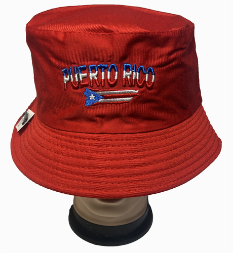 SOLD OUT PUERTO RICO Bucket Hats Boonie Cap Fishing Brim Visor Sun ...