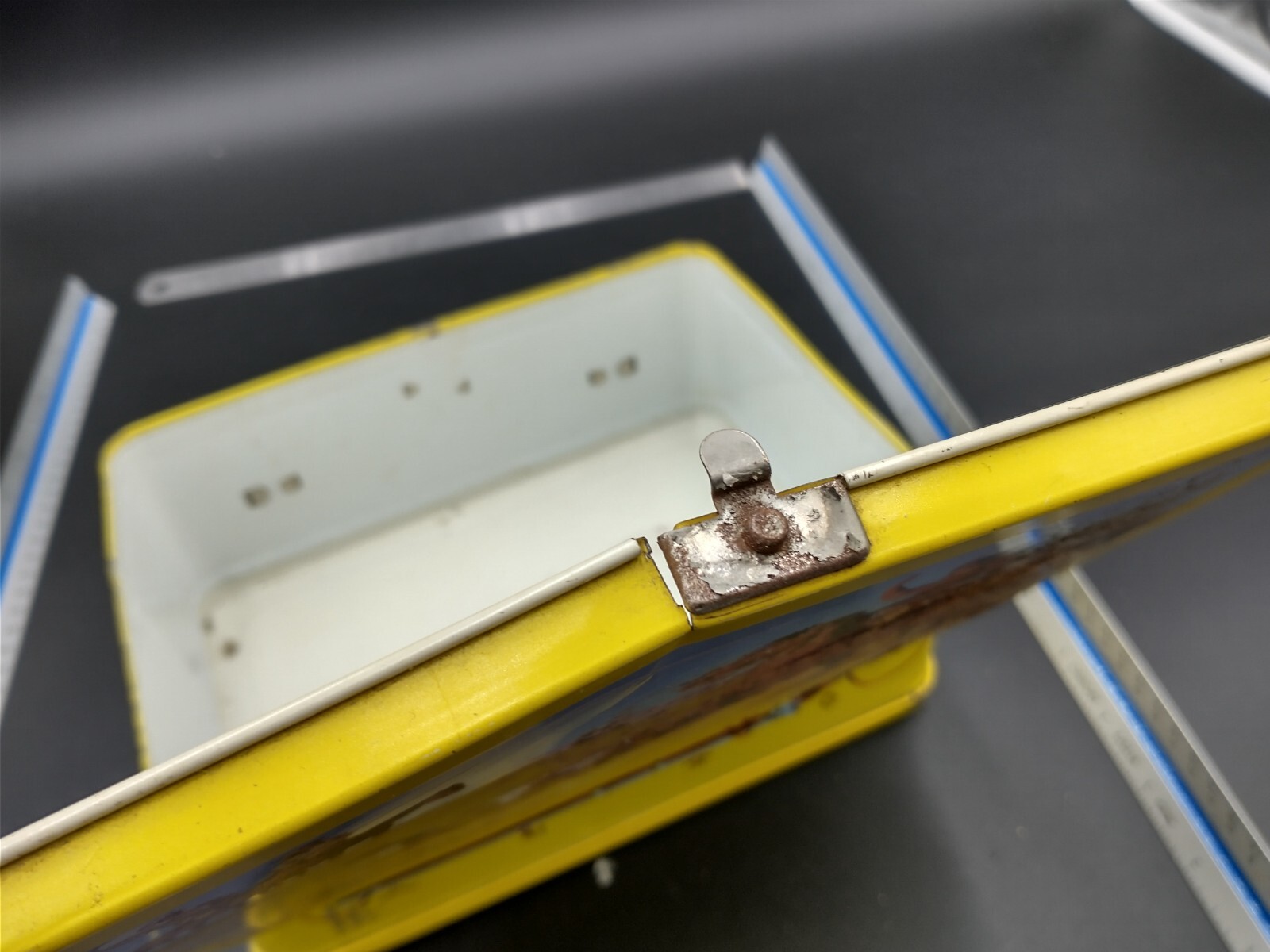 Vintage 1959 Universal Pathfinder Western Metal Lunchbox Cowboys ...