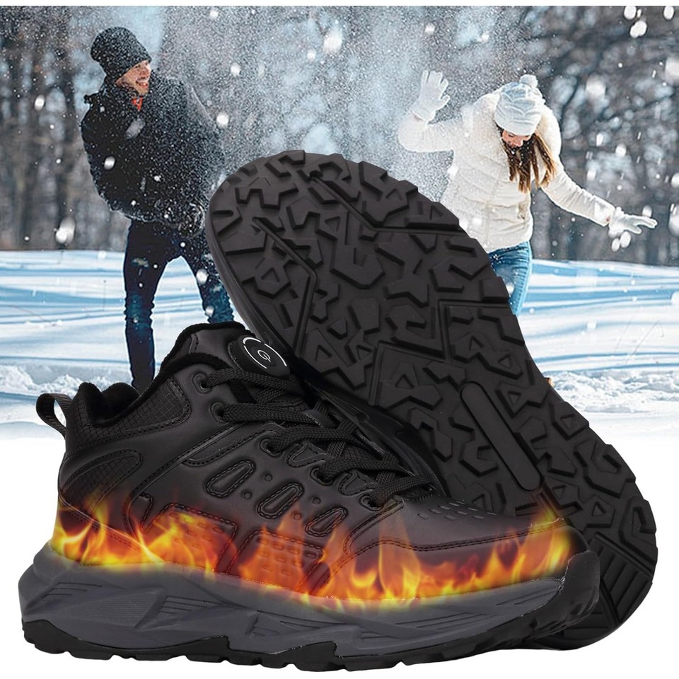 Heated Sneakers, Rechargeable Heating Shoes Foot with 3 Temperature ...