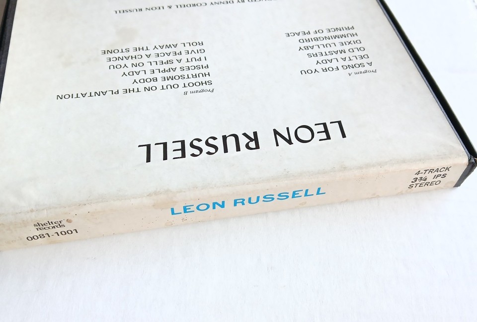 Leon Russell (First Album) - Reel To Reel Tape @ 3 3/4 ips TESTED | eBay