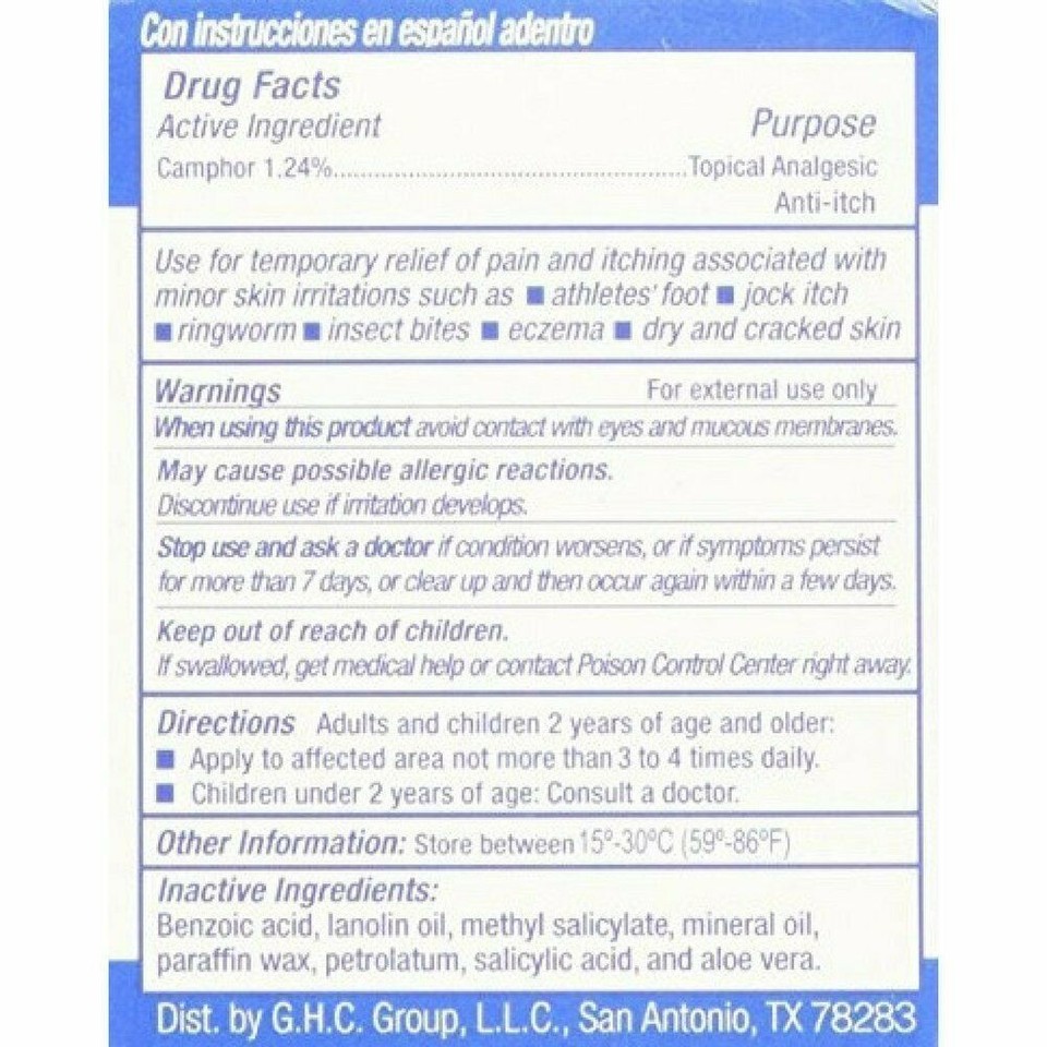 Blue Star Original Medicated Ointment Anti Itch Fast Acting Relief 2 oz ...