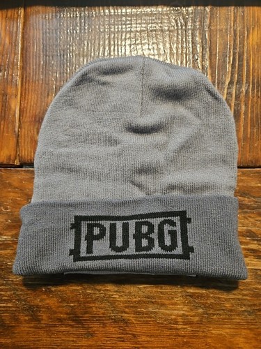 PUBG Official Playerunknown's Battlegrounds Cuff Beanie Grey Cuffed ...