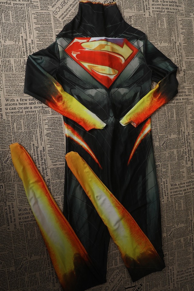 Absolute Universe Superman Jumpsuit Cosplay Costume Adult & Kids ...
