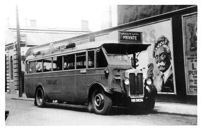 Vintage Photograph Single Decker Bus - Private Greenline London ...