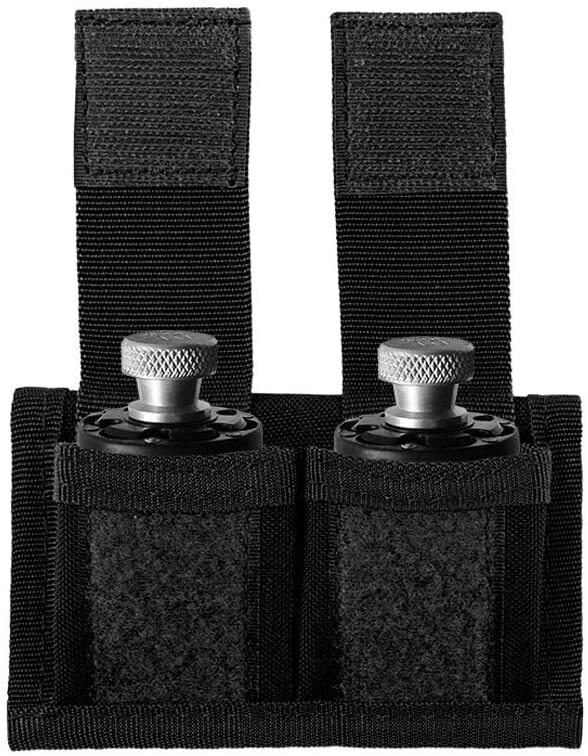 Tactical Double Speed Loader Belt Mag Pouch Fits Revolver 5&6 Shot ...