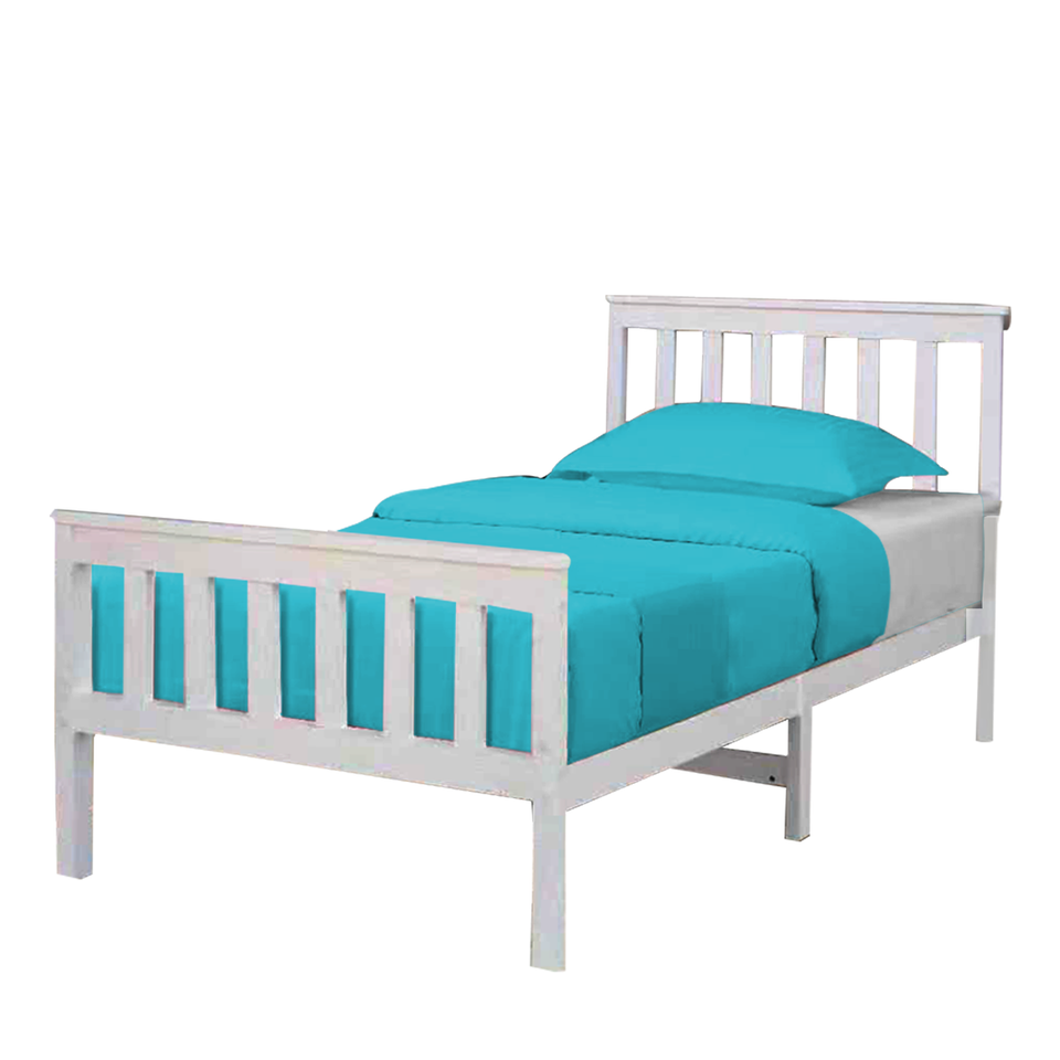 3ft 4ft 4ft6 Wooden Bed Frame Solid Wood Single Small Double Pine opt ...