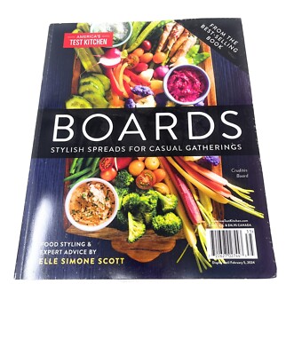America's Test Kitchen Magazine BOARDS Stylish Spreads For Casual ...