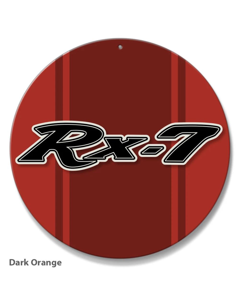 Mazda Rx-7 Series 1 Emblem Round Aluminum Sign - Aluminum - 14 colors ...