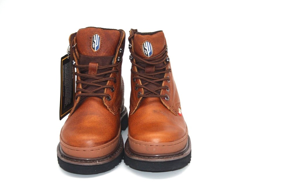 CACTUS FOOTWEAR WORK BOOT 6718P LIGHT BROWN OIL RESISTANT MEN'S | eBay