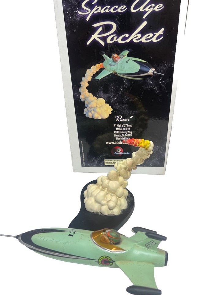 Cool Rockets Space Age Rocket with Box 12”Desk Sculpture Model# 1010 | eBay