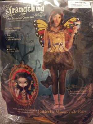Strangeling Butterfly Masquerade Fairy Tween Halloween Costume XL (12 ...