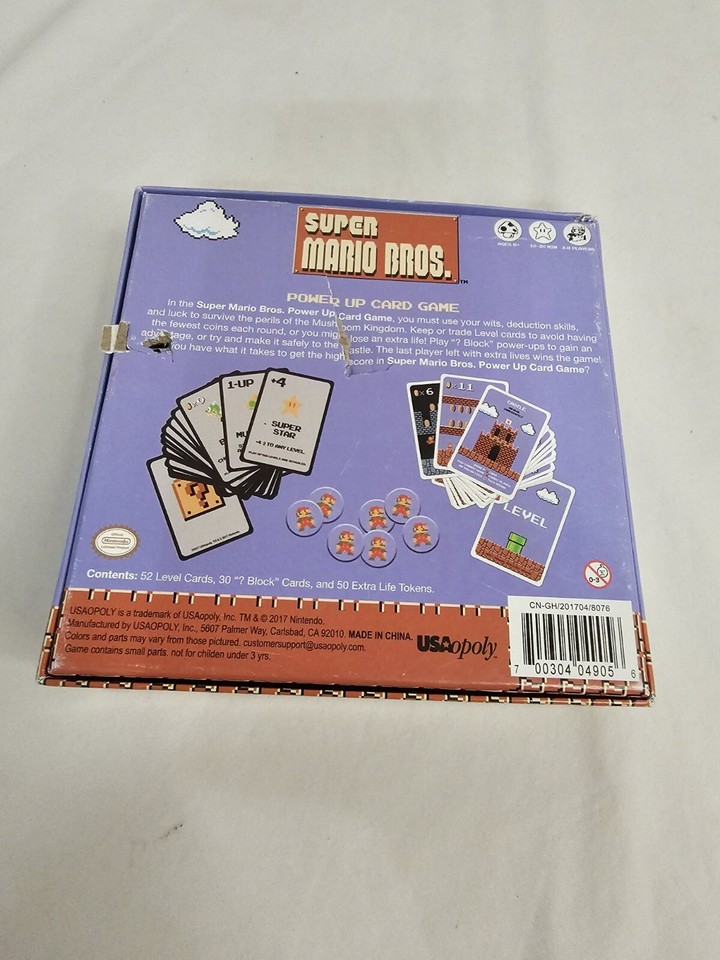 Nintendo Super Mario Bros - Power Up Card Game 700304049056| eBay