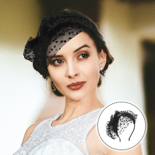 with Netting and Lace Top Hat Hats Clip Tea Party Headwear weddings | eBay