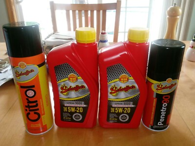 Schaeffer's Karters pack (2 qts oil, 1 can citrol, 1 can penetro 90 ...