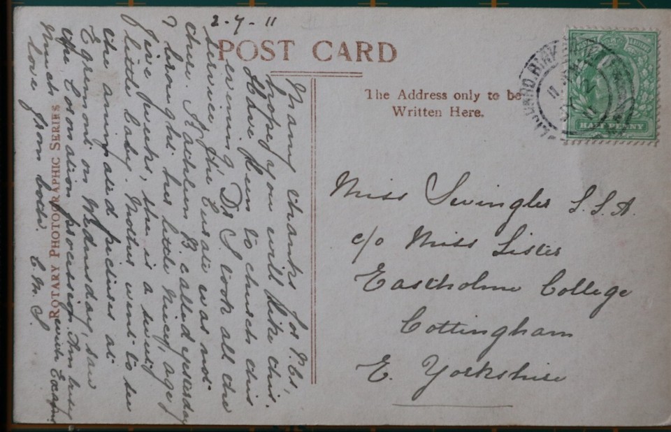 Alt Postkarte 1911 Coronation Procession Passing die Queen Victoria ...