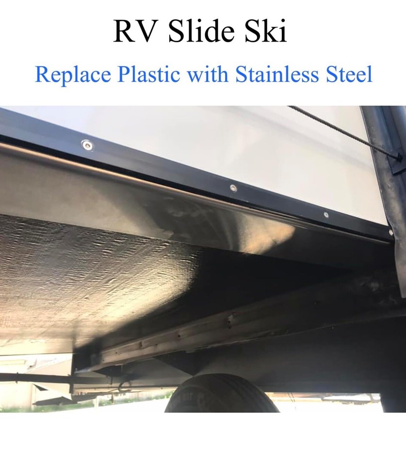 Stainless Steel RV Slide Out Ski Set | RV Floor Saver - New!! | eBay