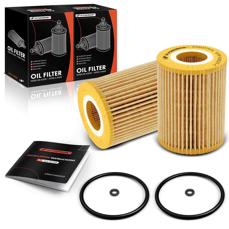 2Pcs Engine Oil Filter for Mercedes-Benz Sprinter 2500 3500 10-22 ...