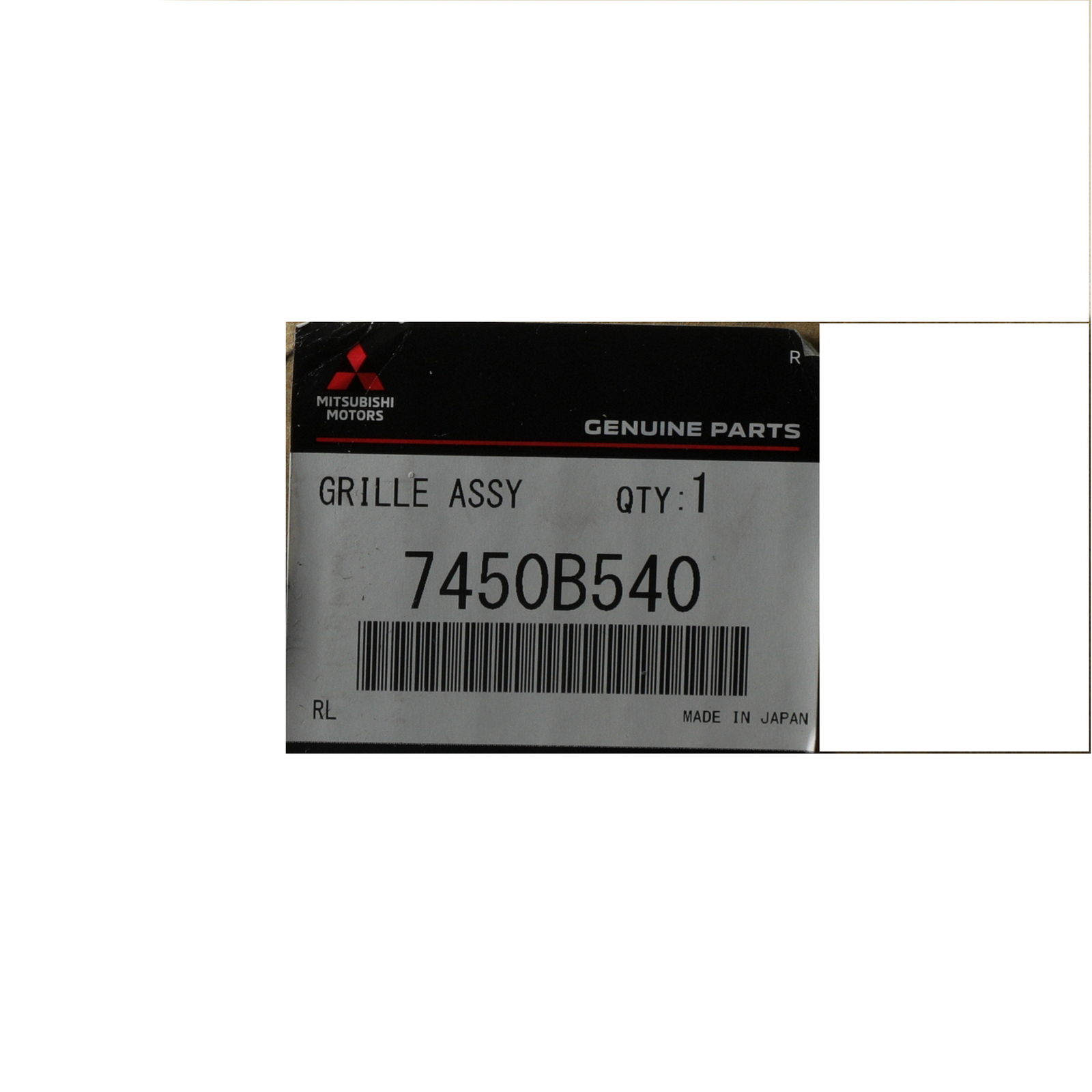OEM Genuine Mitsubishi Radiator Grille Assembly Front Fascia Frame ...