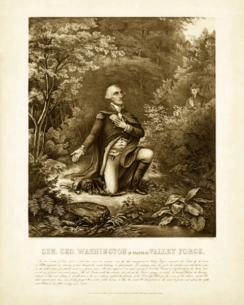 General George Washington Praying