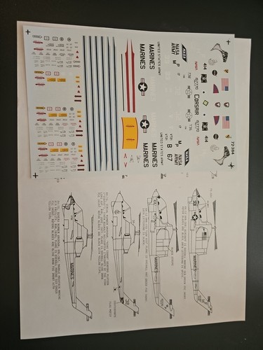 Microscale 1/72 US Army USMC NASA AH-1G Decal - 72-384 72-0384 | eBay
