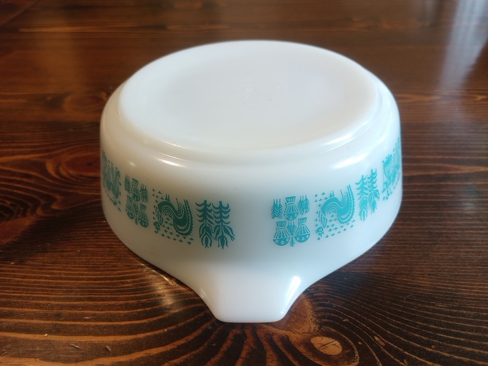 Vintage Pyrex Amish Butter Print 471 1 pt. Casserole Dish, White ...
