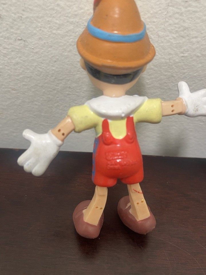 Vintage Walt Disney Bend Ems Jus Toys Poseable Pinocchio & Jiminy ...
