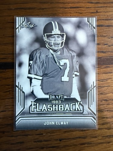 JOHN ELWAY 2019 Leaf Draft 1983 Flashback Insert #8 Denver Broncos | eBay