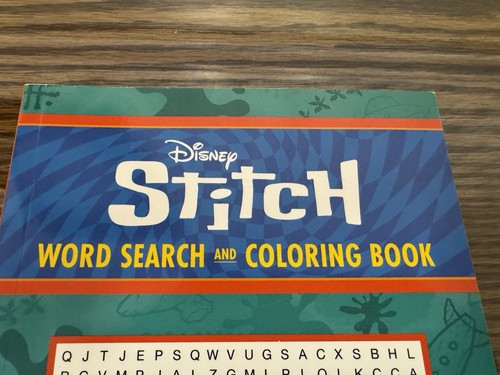 Disney STITCH Word Search and Coloring Paperback Book 8" | eBay