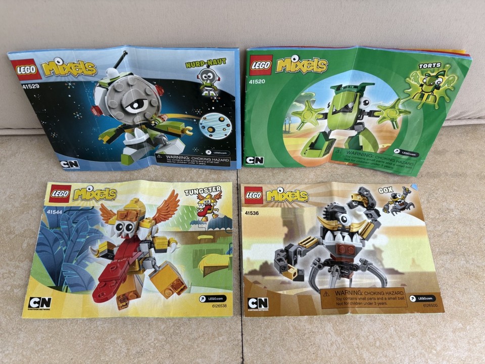 Lego Mixels Lot - Series 3, Series 5, Series 6, + BONUS Instruction ...