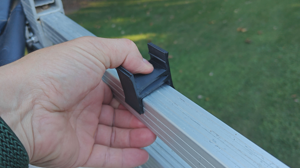 New Bennington Style Pontoon Bimini Top Square Connector End Bracket ...