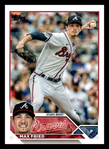 2023 Topps Max Fried #290 Atlanta Braves Centered Mint | eBay
