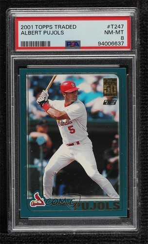 2001 Topps Traded & Rookies Albert Pujols #T247 PSA 8 Rookie RC | eBay