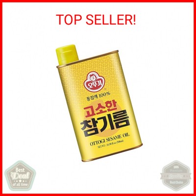 [OTTOGI] Premium Roasted Sesame Oil, 100% Pure sesame oil, Traditional ...