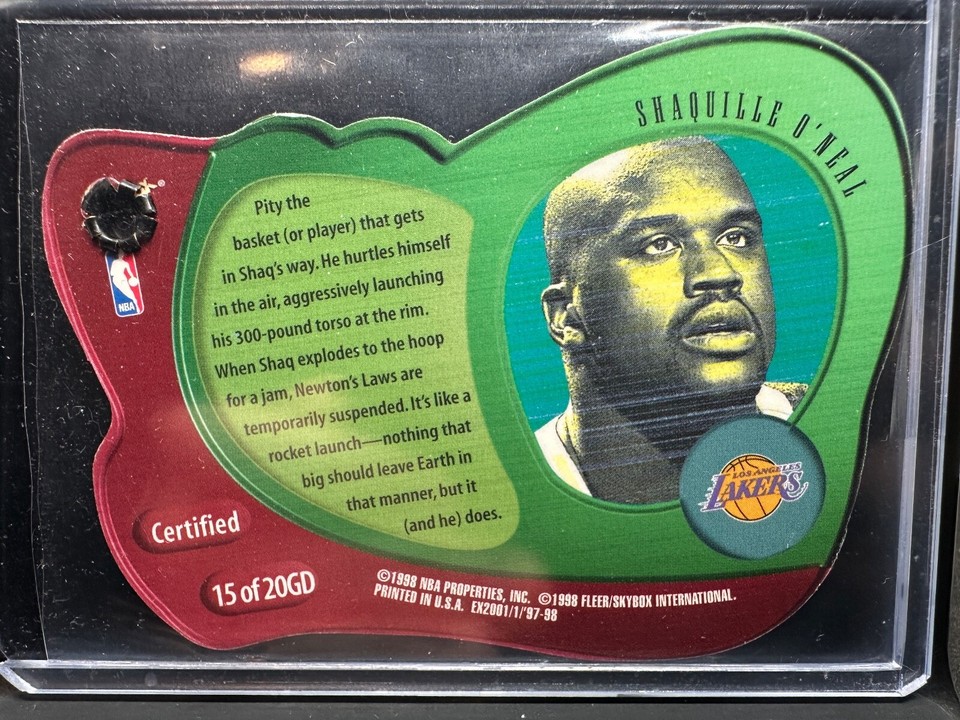 1997-98 EX2001 Gravity Denied Shaquille O'Neal #15GD HOF | eBay