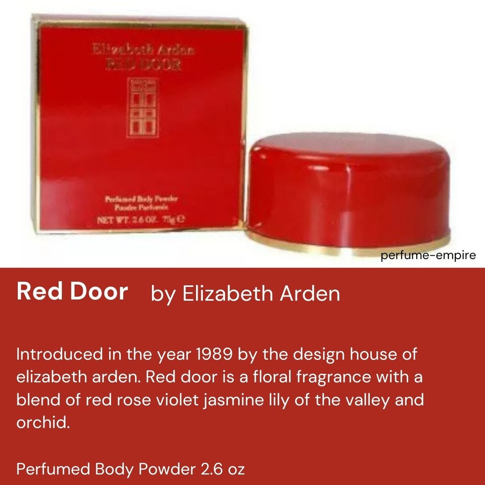 Red Door by Elizabeth Arden Perfumed Body Powder 2.6 oz New Dusting ...