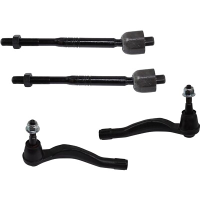 Tie Rod End Set For 2016-2019 Malibu 17-19 Buick LaCrosse Front Inner ...