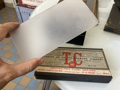 PLAQUE VERRE OPALINE POUR DOUBLER VUES STEREOSCOPIQUES 8,5x17 STEREO | eBay