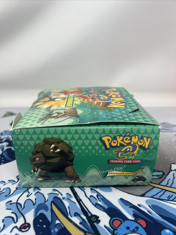 Pokemon Skyridge EMPTY Booster Box Opened No Cards Great Condition WOTC ...