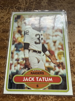 1980 Topps #429 Jack Tatum Oakland Raiders NM+ Vintage NFL Football ...