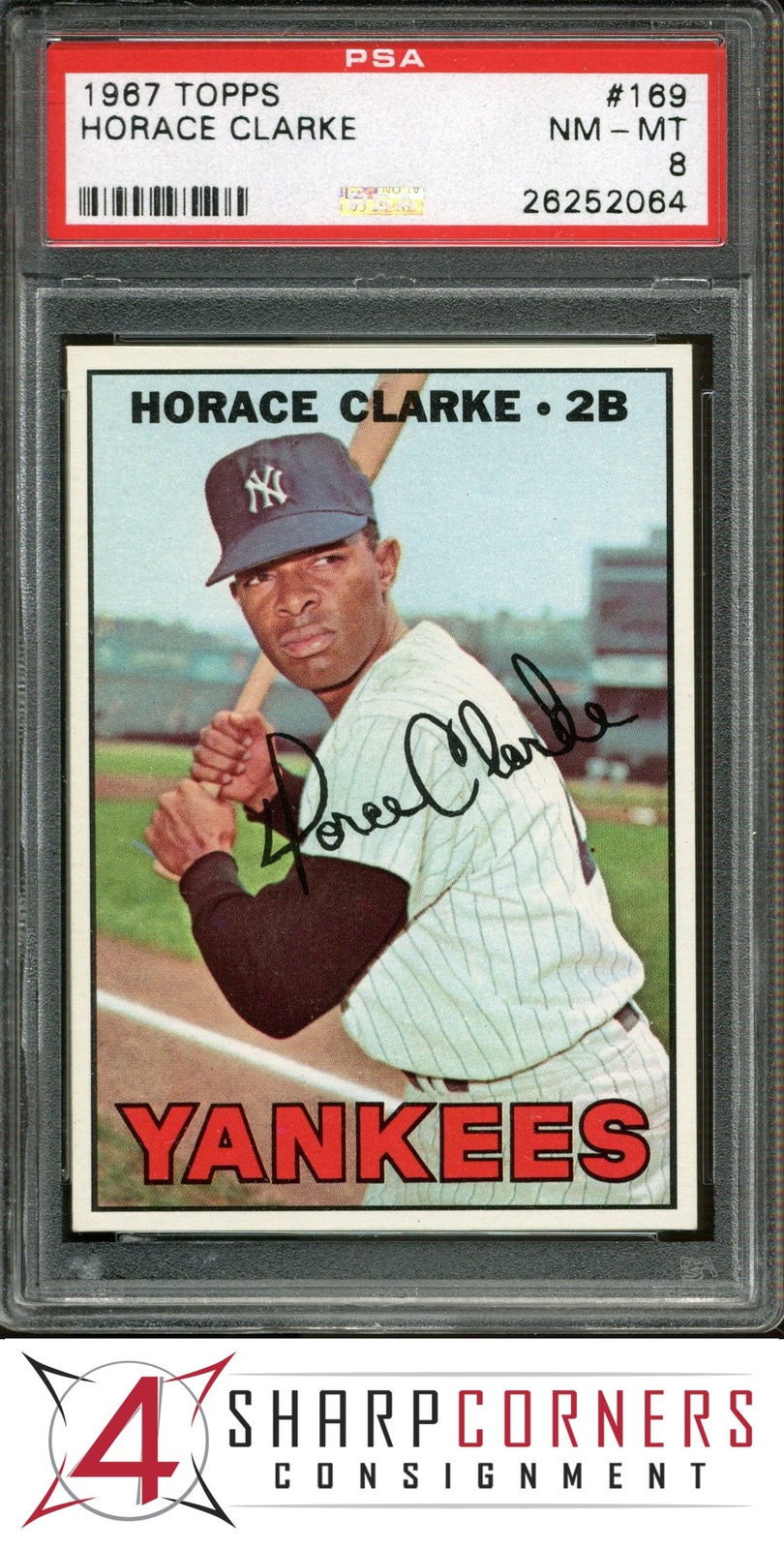 1967 TOPPS #169 HORACE CLARKE YANKEES PSA 8 SET BREAK | eBay
