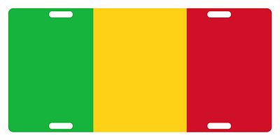 MALI Flag Custom License Plate NATIONAL Emblem ORIGINAL Version | eBay