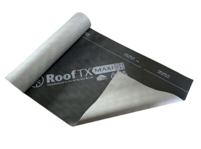Roof TX 170 Roofing Breathable Membrane Black 170gsm 1m x 50m / cut to ...